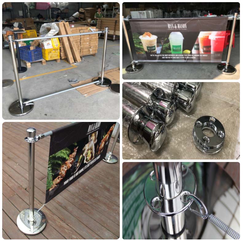 Outdoor Cafe Barriers wholesale, Barriers Factory Sale丨StanchionBarrier